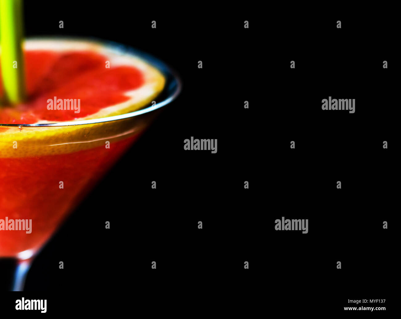 healthy smoothie with ripe pomelo fruit in a glass, a drink decorated ...
