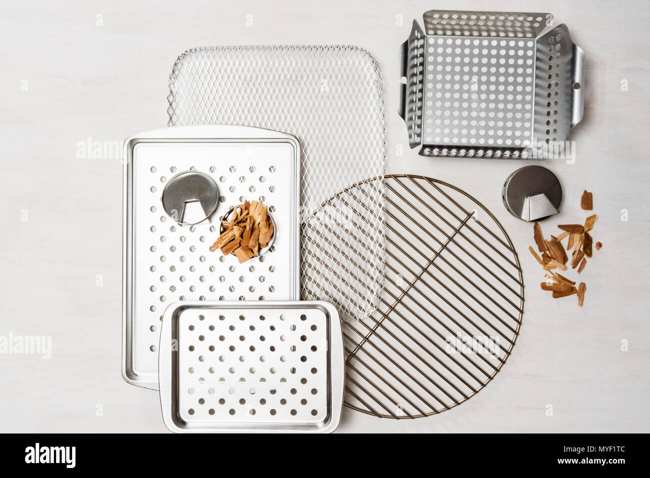 Outdoor bbq trays hi-res stock photography and images - Alamy