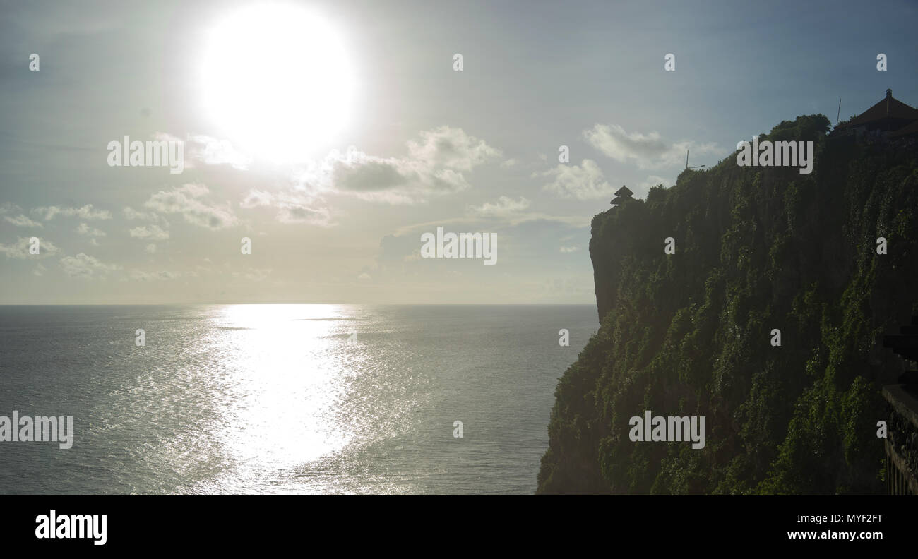 Temple on top of cliff in Uluwatu, Bali-Indonesia Stock Photo - Alamy