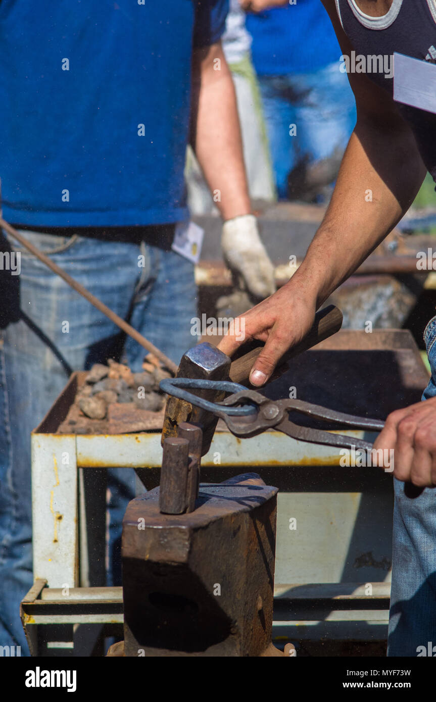 Forging hammer hi-res stock photography and images - Alamy