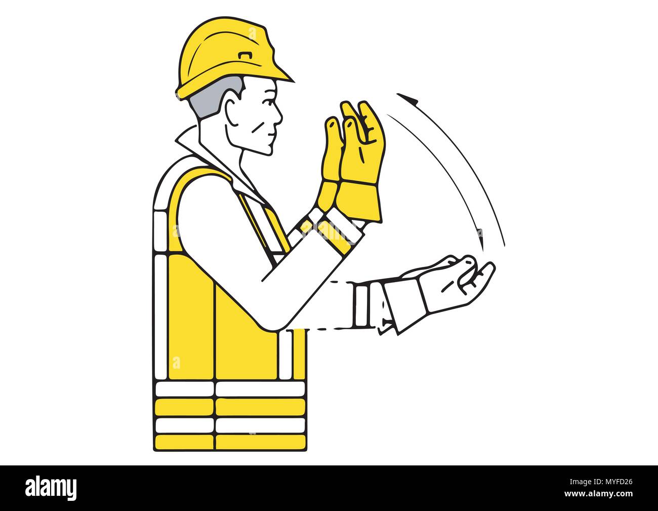 Gesture vector vectors hi-res stock photography and images - Alamy