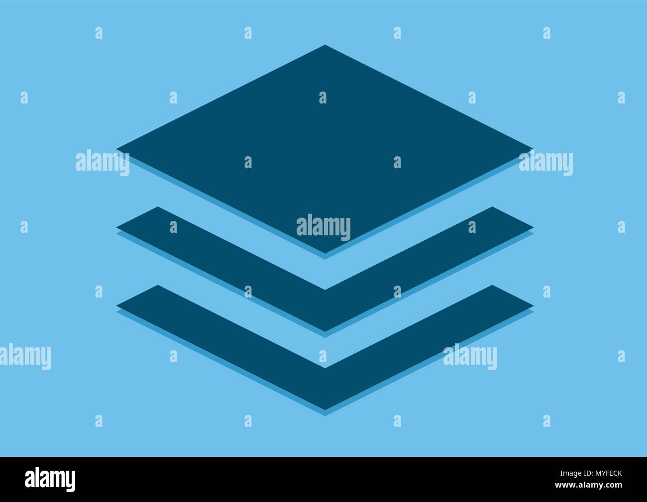 vector design of stack files symbol Stock Vector Image & Art - Alamy