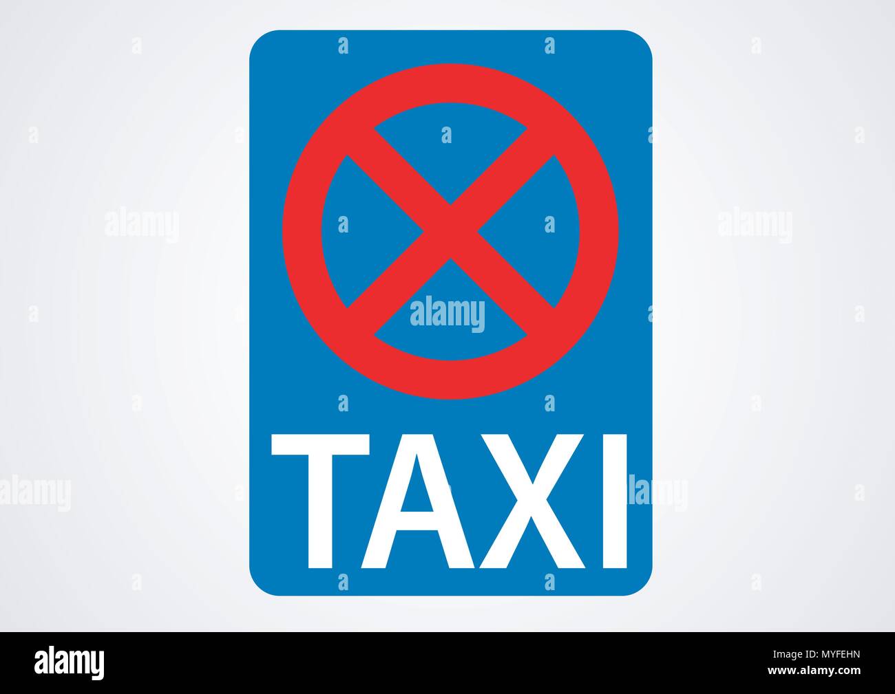 vector design of taxi rank traffic sign Stock Vector Image & Art - Alamy