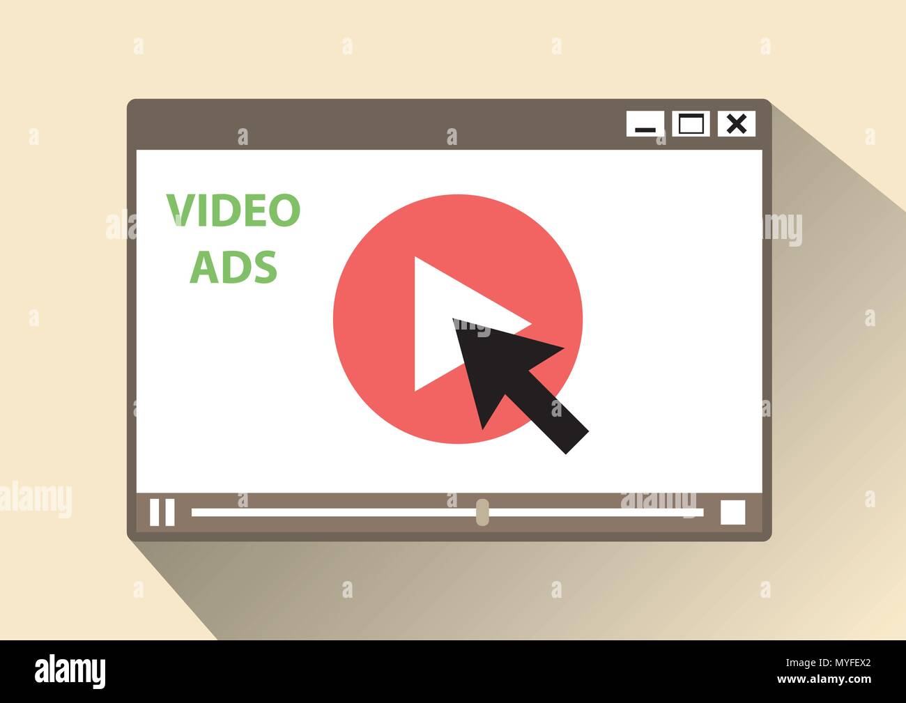 Vector ads hi-res stock photography and images - Alamy