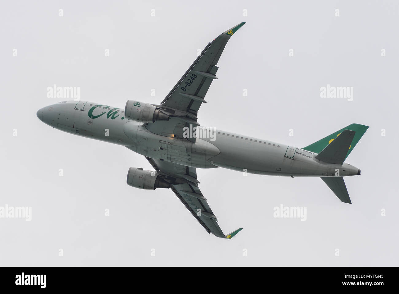 Phuket, Thailand - Apr 25, 2018. An Airbus A320 airplane of Spring ...