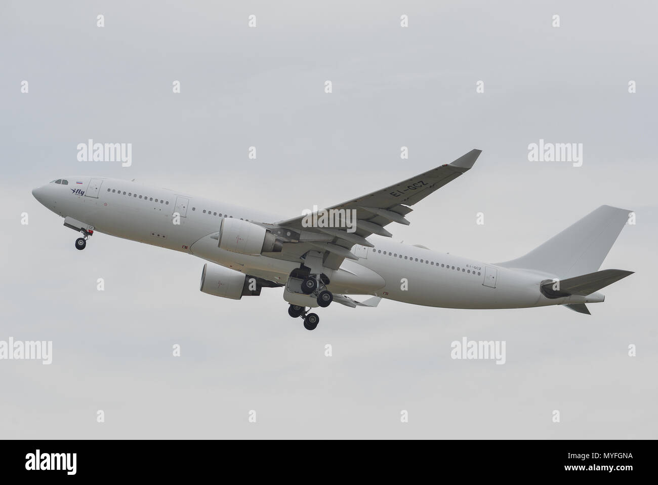 Phuket, Thailand - Apr 25, 2018. An Airbus A330-200 airplane of iFly ...