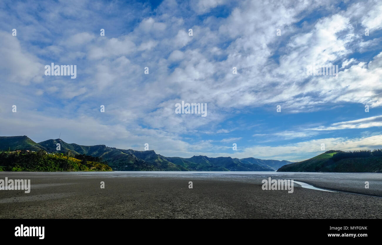Rural scenery of Mackenzie Country, South Island, New Zealand Stock ...