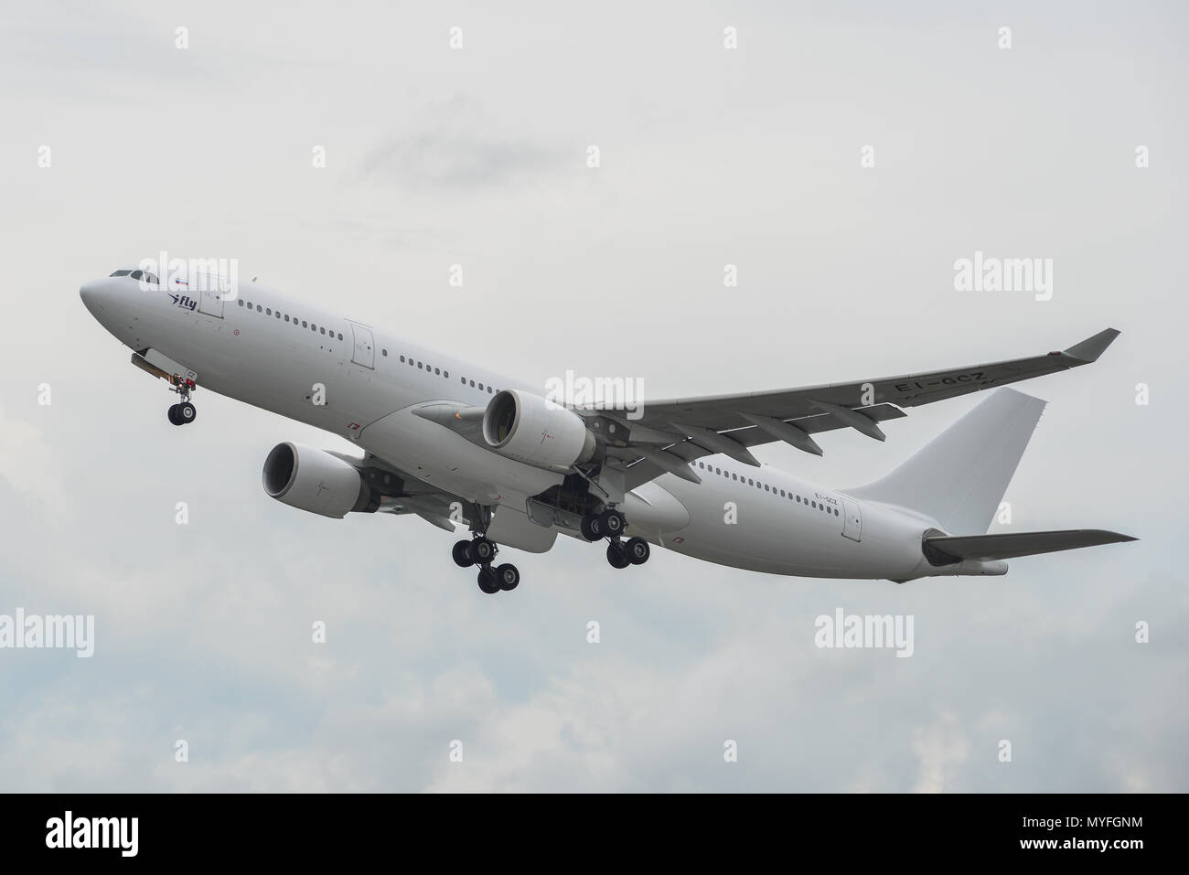 Phuket, Thailand - Apr 25, 2018. An Airbus A330-200 airplane of iFly ...