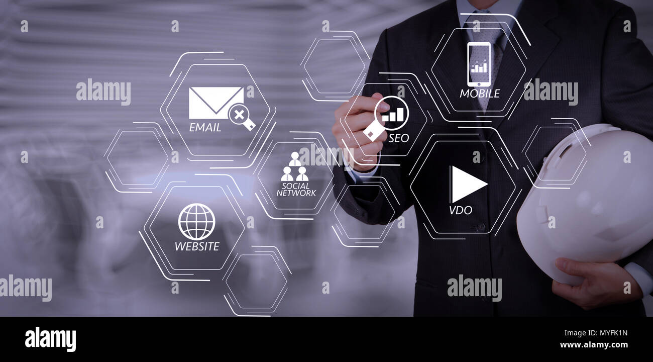 Digital marketing media (website ad, email, social network, SEO, video ...