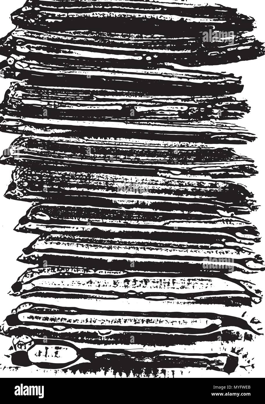 Ink vector sponge background. Vector illustration. Grunge hand drawn ...