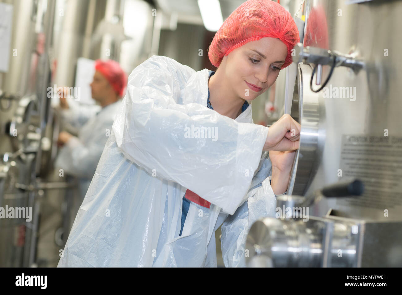 female distillery professional Stock Photo - Alamy