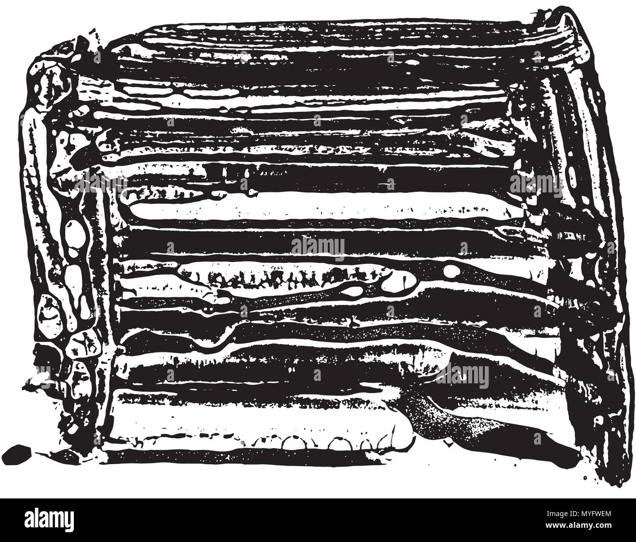 Ink vector sponge background. Vector illustration. Grunge hand drawn ...