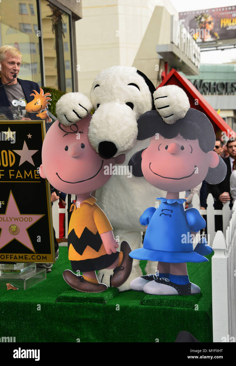 Snoopy star 019 event in hollywood life california hi-res stock ...