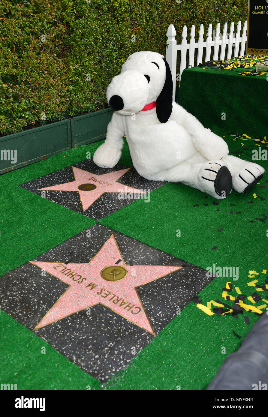 Snoopy star 026 event in hollywood life california hi-res stock ...