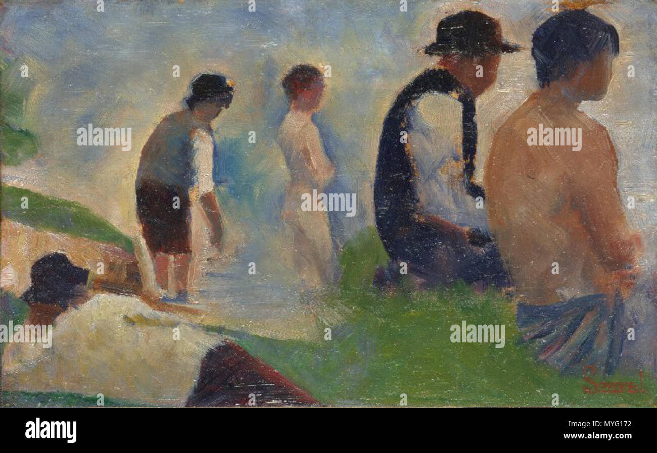 Study for bathers at asnieres hi-res stock photography and images - Alamy