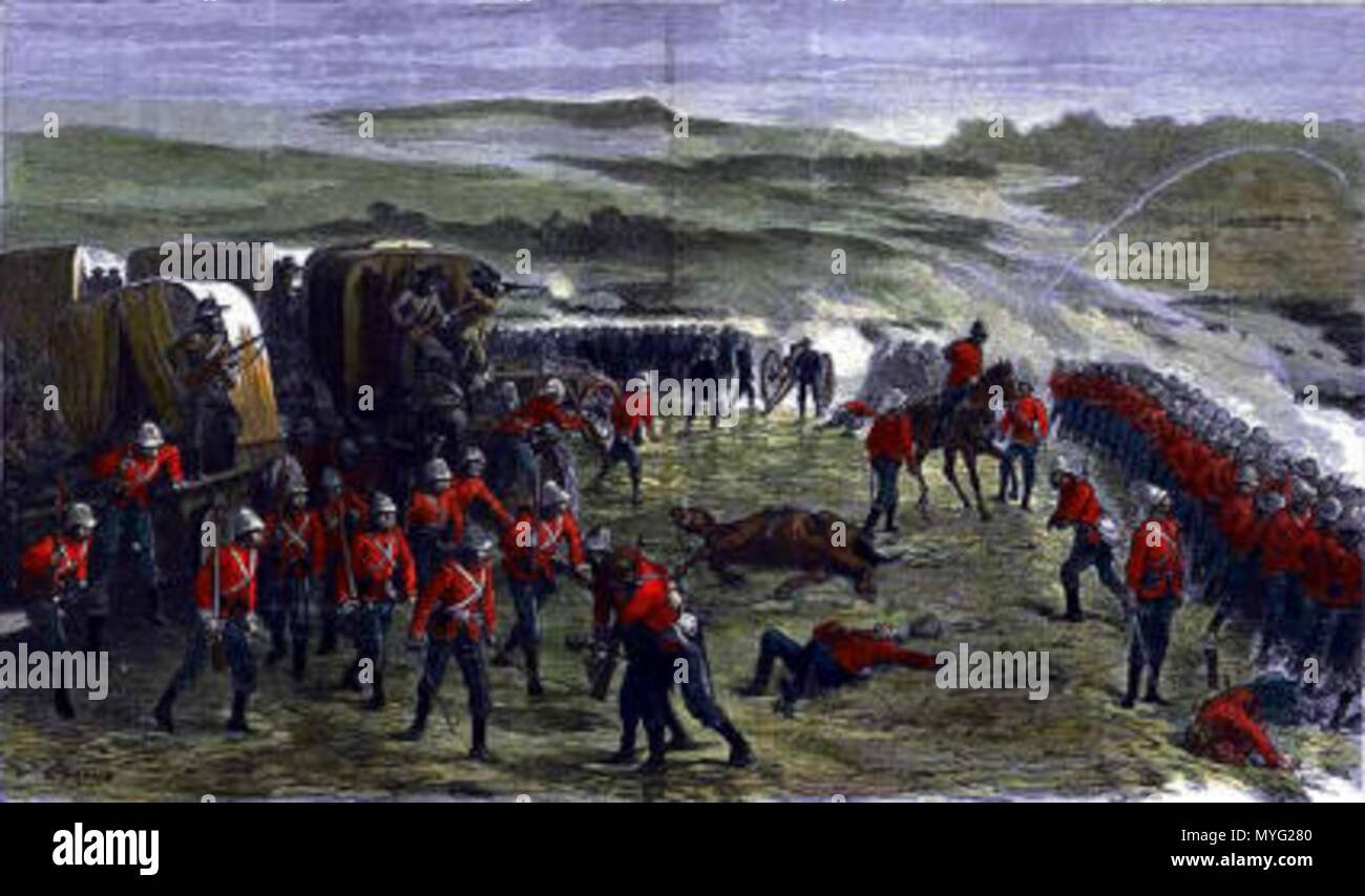 . The Battle of Gingindlovu . the British laager under attack 211 ...