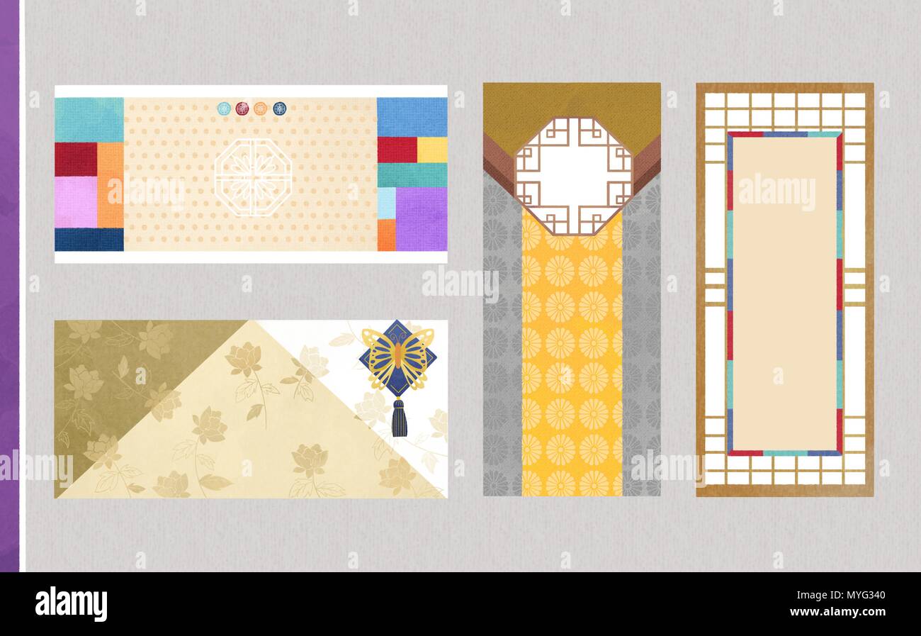 Decorations korea Stock Vector Images - Alamy