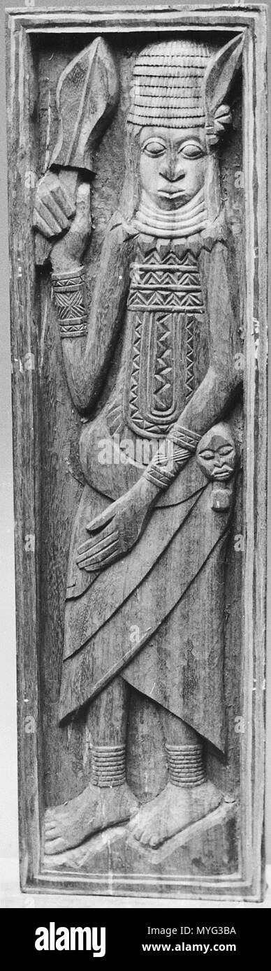 15th or 16th century Benin king Stock Photo - Alamy