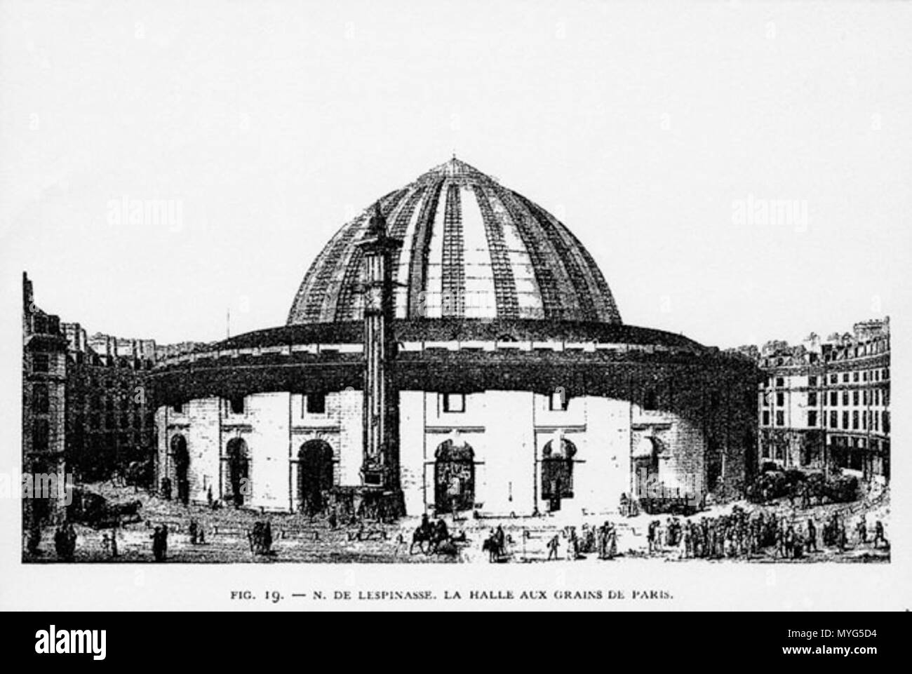 Market of paris Black and White Stock Photos & Images - Alamy