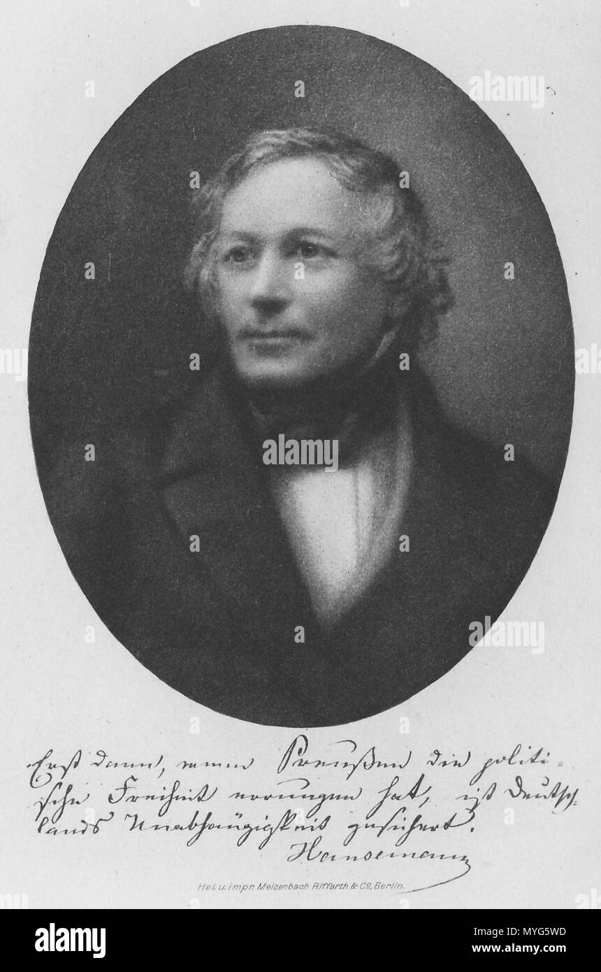 . David Hansemann, ca. 40 years old . This file is lacking author ...