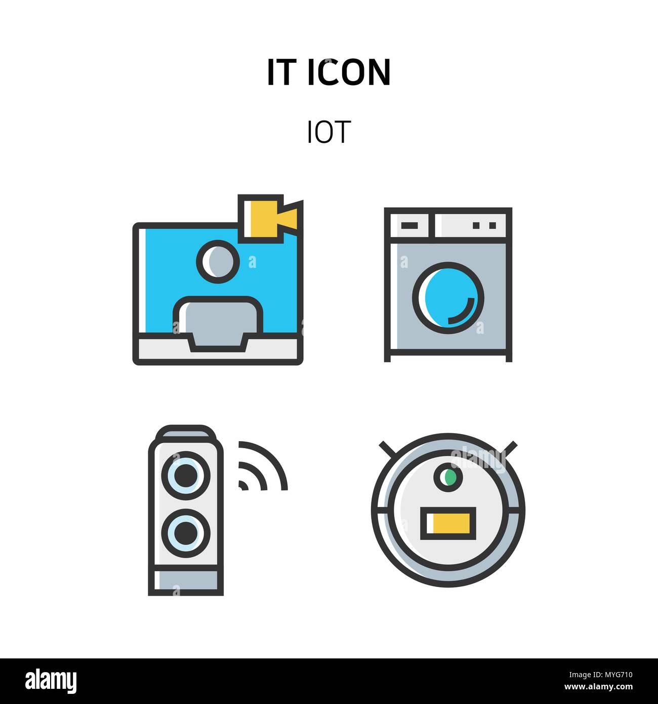 Iot Sensor Stock Vector Images - Alamy