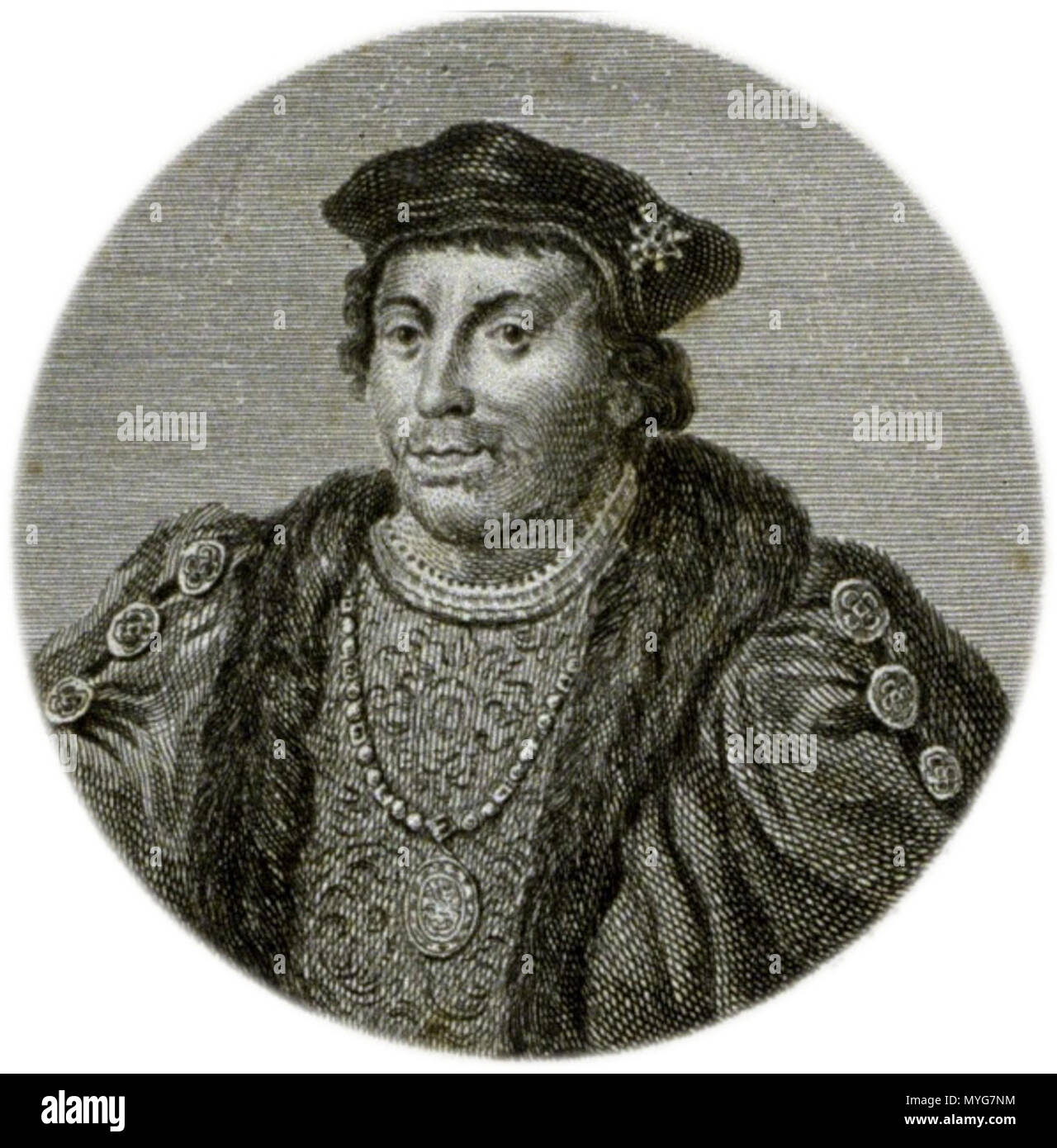 . 18th century image of Henry Stafford, 2nd Duke of Buckingham . 18th ...