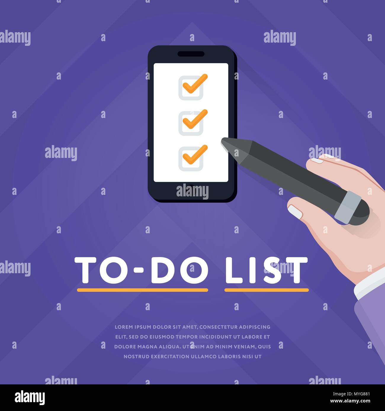 Check diary Stock Vector Images - Alamy