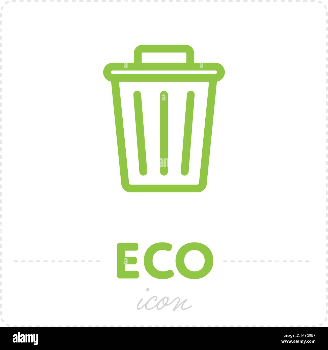 Eco design icons hi-res stock photography and images - Alamy