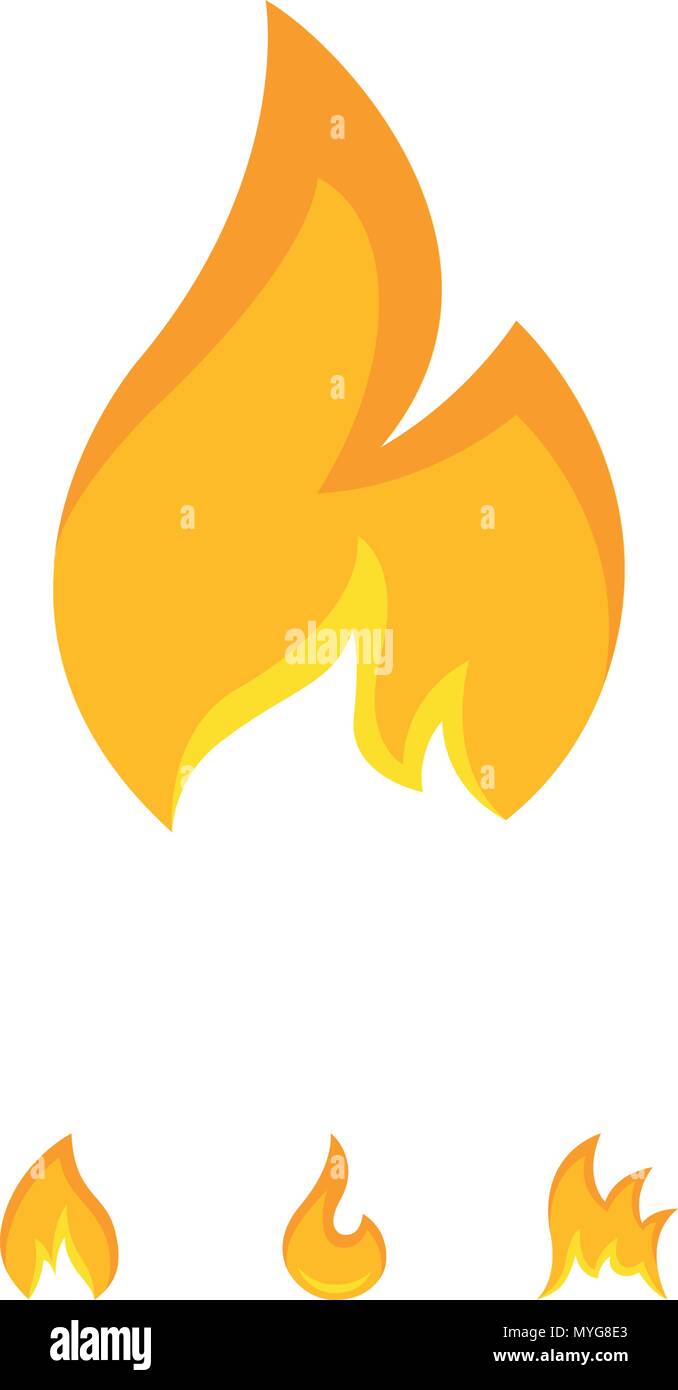 Colorful design of simple flame icon Stock Vector Image & Art - Alamy