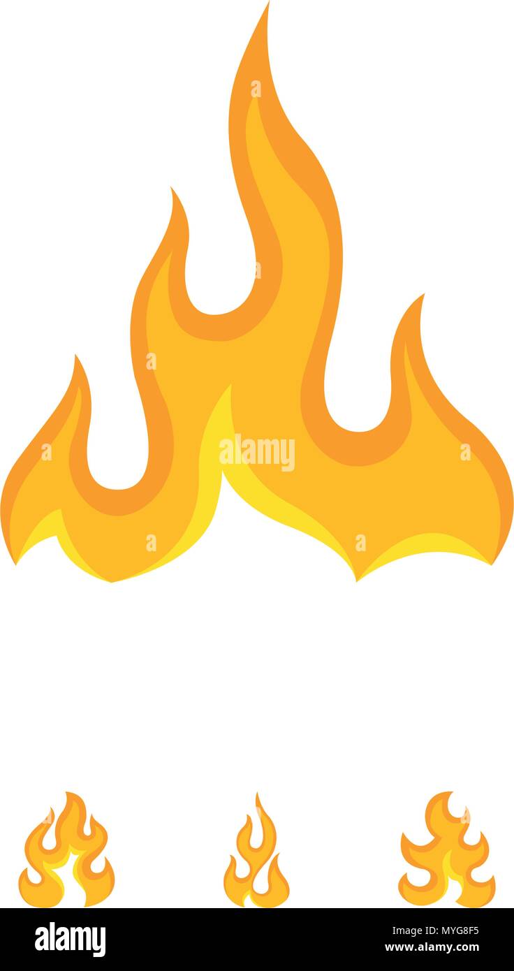 Wavy design of flame on white Stock Vector Image & Art - Alamy