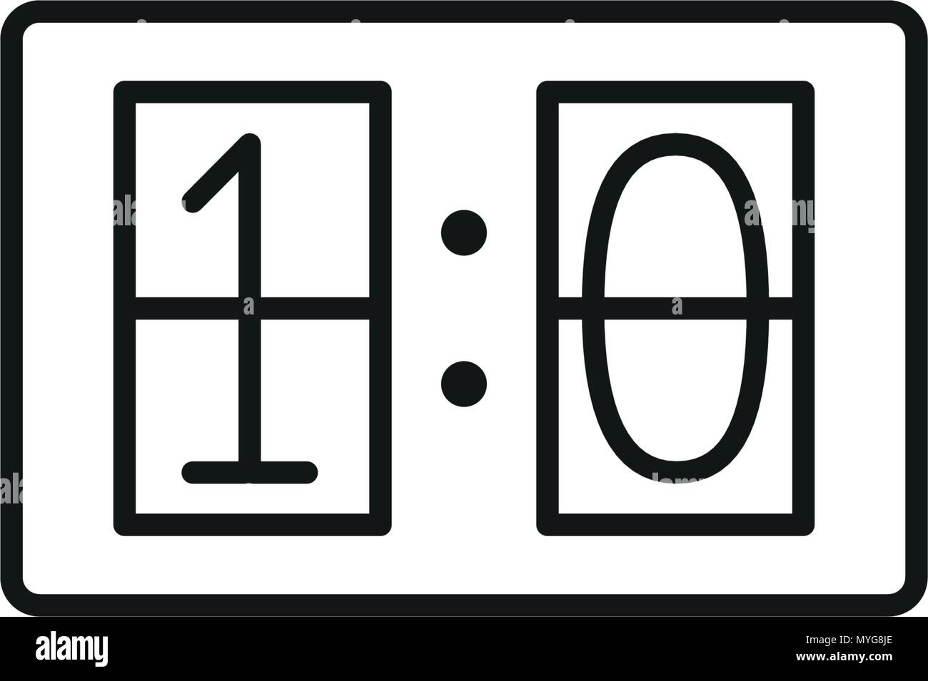 Icon for game score on white Stock Vector Image & Art - Alamy