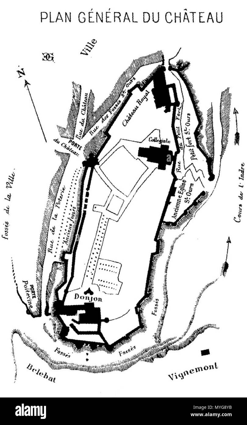 Medieval france fortress study Black and White Stock Photos & Images ...