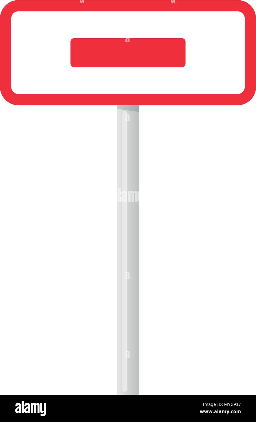 Rectangular stop sign hi-res stock photography and images - Alamy