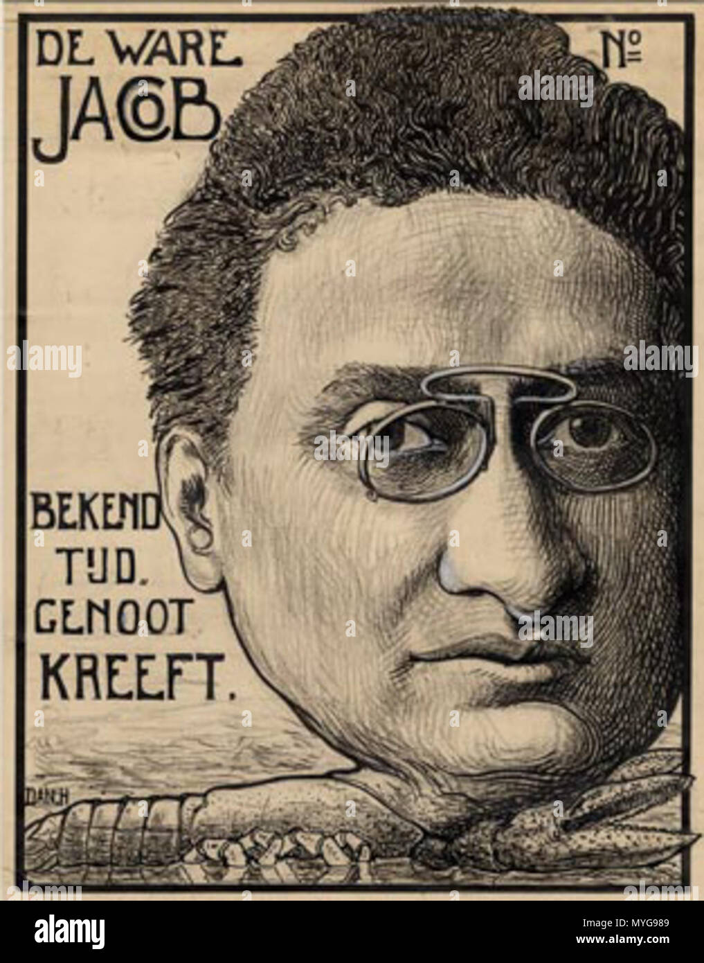 . Nederlands: De Ware Jacob. 'Bekend tijdgenoot. Kreeft' . between 1901 ...