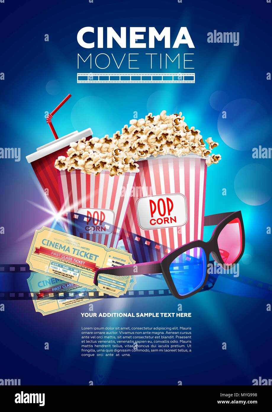 Cinema building or movie theater for modern entertainment industry ...