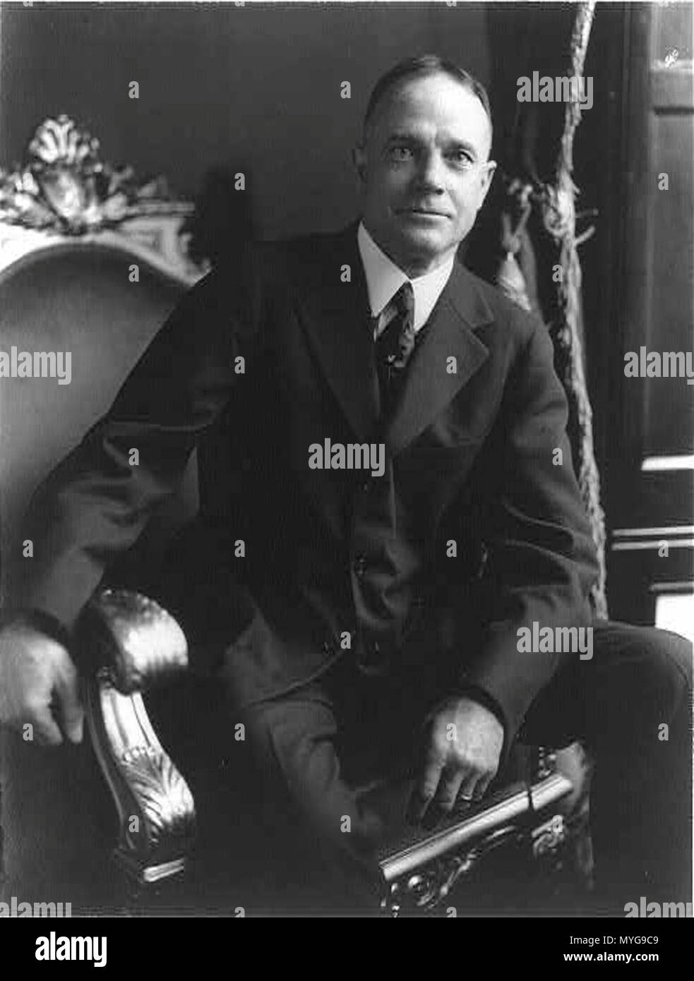 Billy Sunday, three quarter length portrait, seated Stock Photo - Alamy