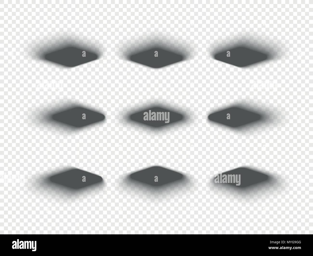 Diamond shaped shadows in set Stock Vector Image & Art - Alamy