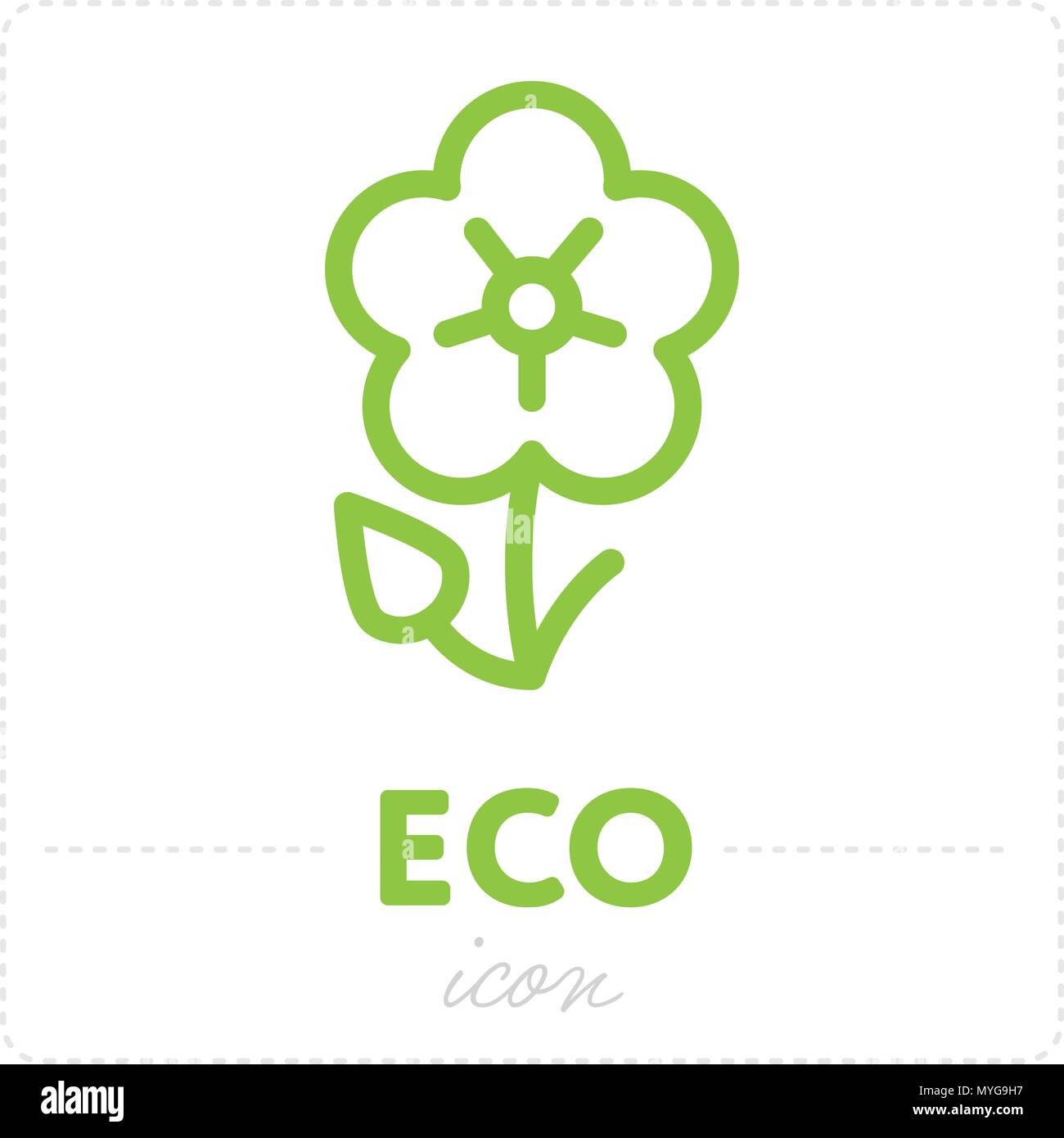 Eco friendly flowers recycling Stock Vector Images - Alamy