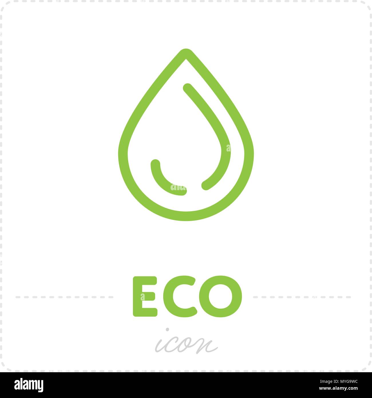 Raindrop in water Stock Vector Images - Alamy