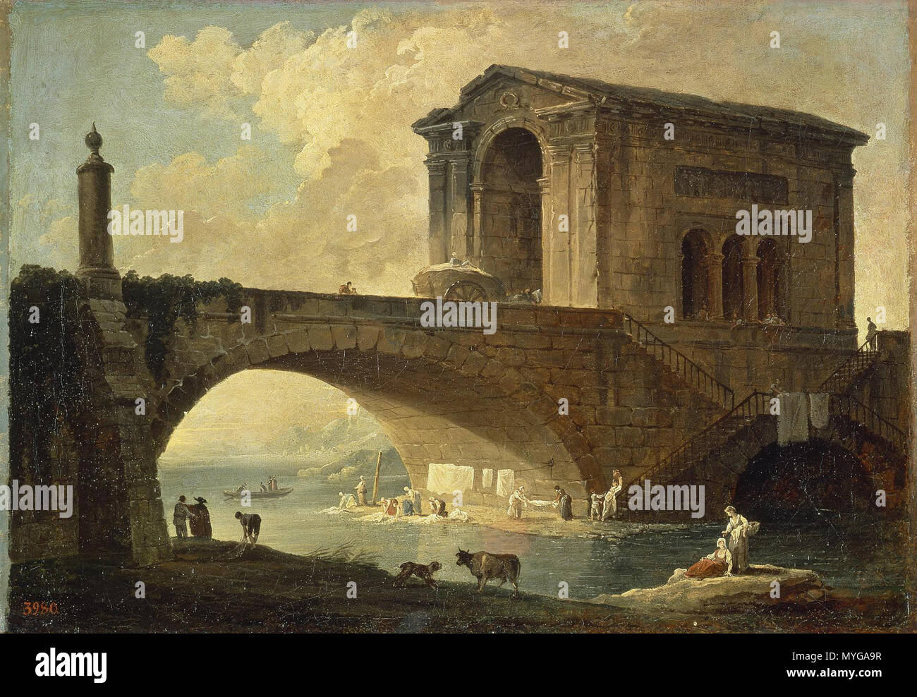 . Landscape with a Stone Bridge . mid 1780s 248 Hubert Robert ...