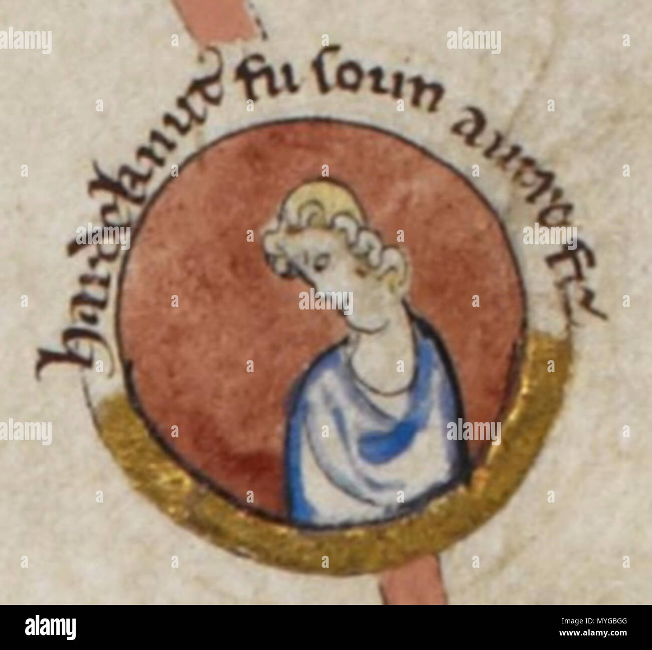 . English: Harthacnut as a child . 13th century. Anonymous 230 ...