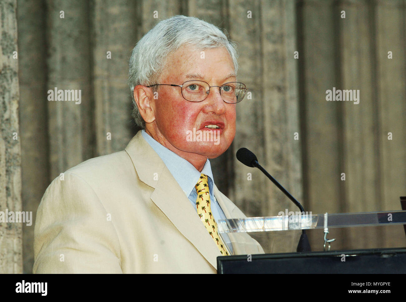 Roger Ebert ( from Ebert and Roeper Film Critic show) received the ...