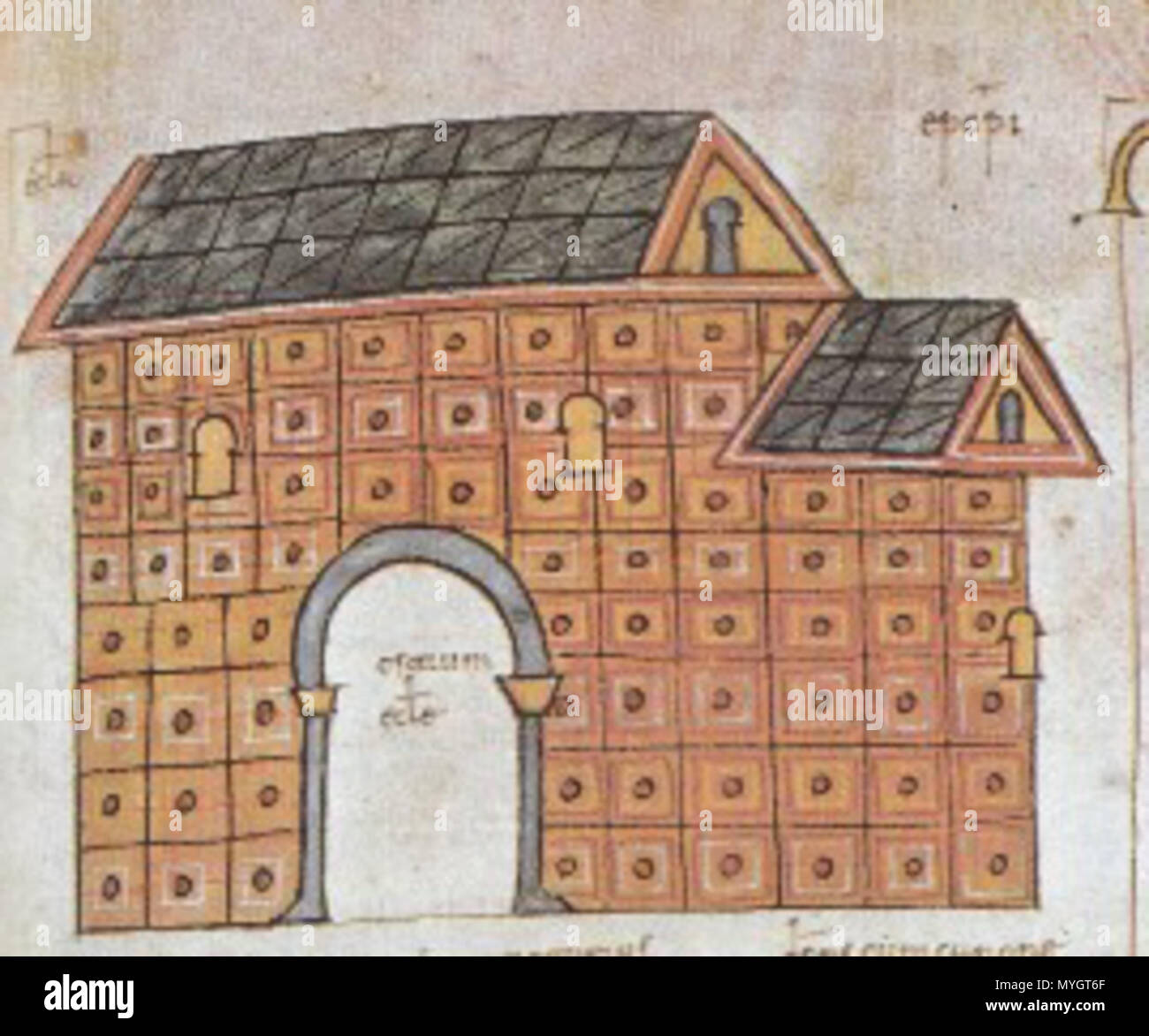 . English: Codex Vigilanus . 10th century. Unknown 253 Iglesia ...