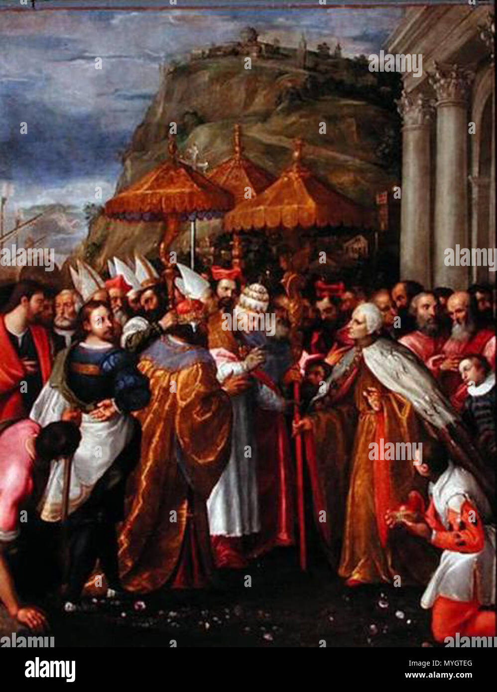 . Italiano: di Girolamo Gambarato nella sala del Maggior Consiglio del ...