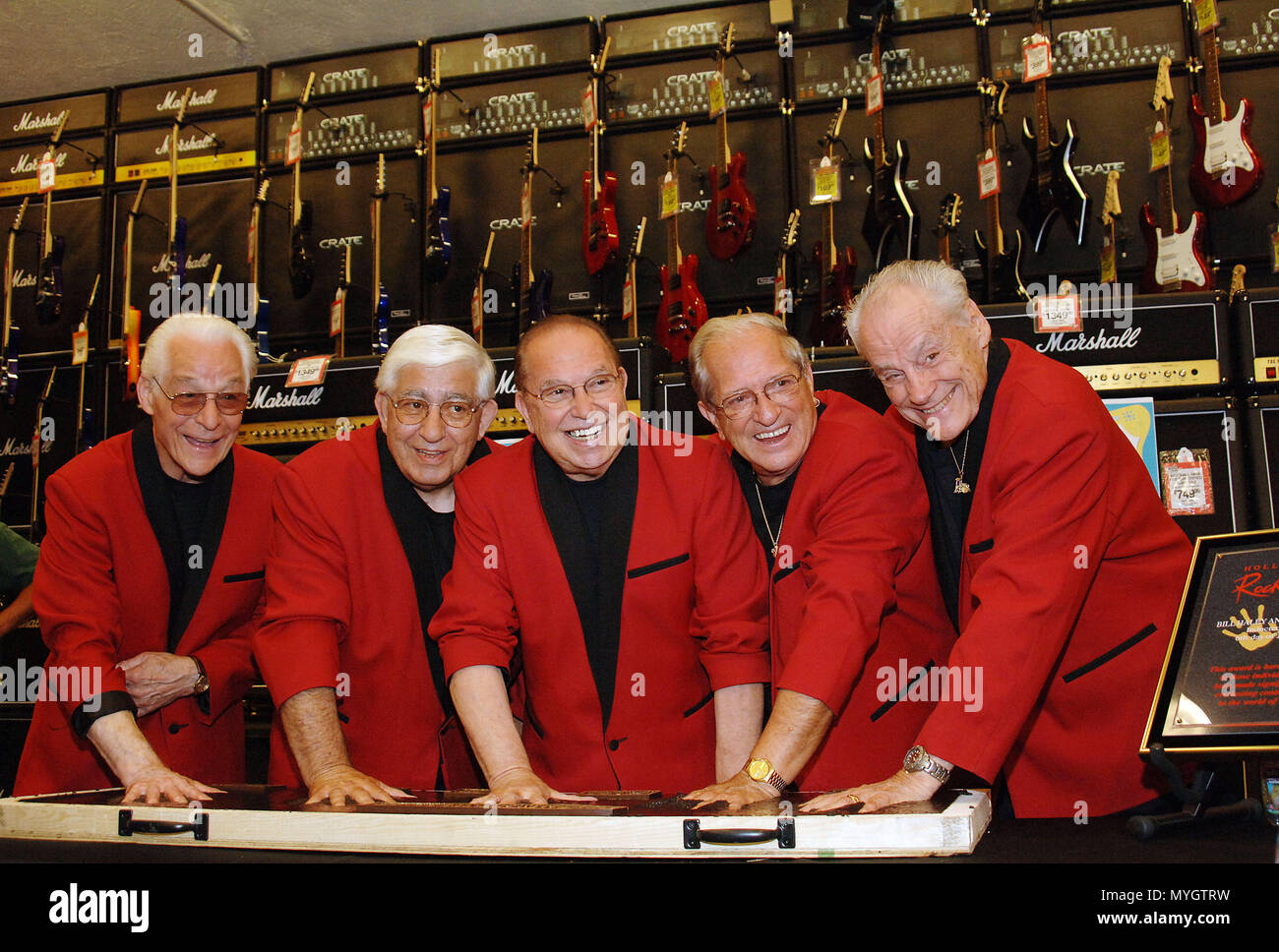 The Five Surviving Members of the "Bill Haley and The Comets" , Franny ...