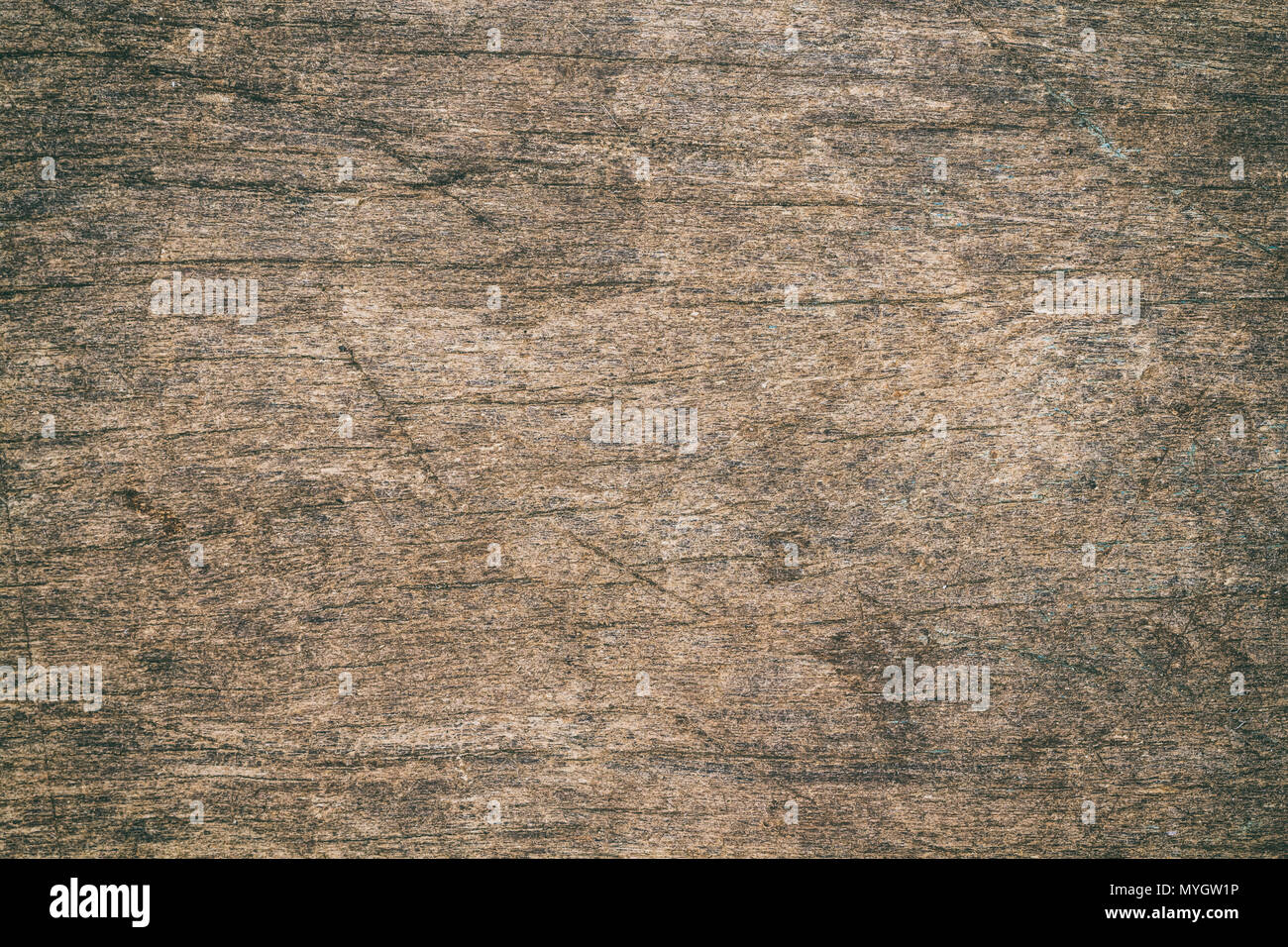 Vintage surface wood table and rustic grain texture background. Close ...