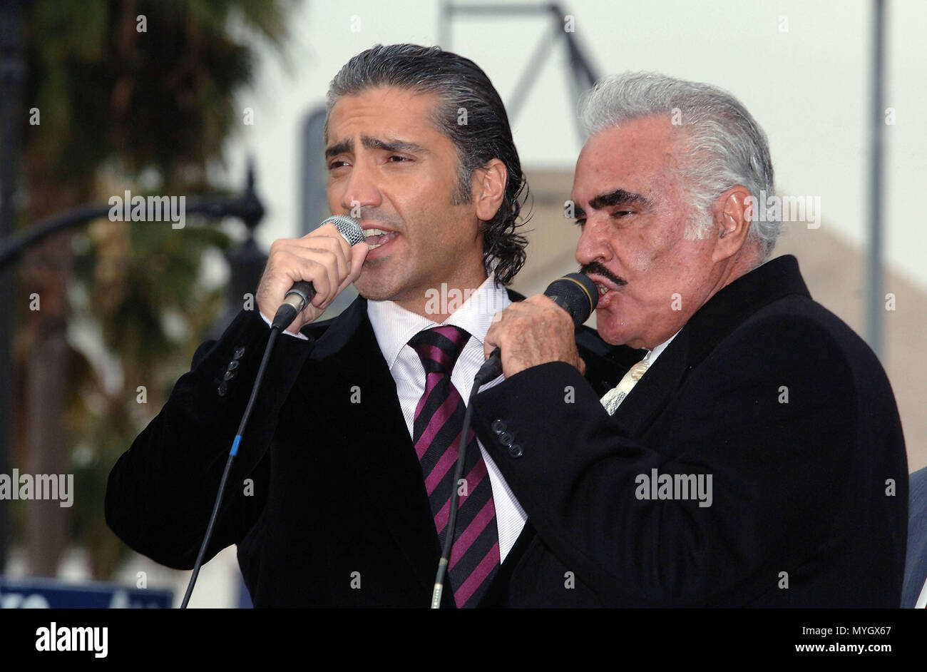 Alejandro Fernandez (performing with his dad Vincente) was honored with ...