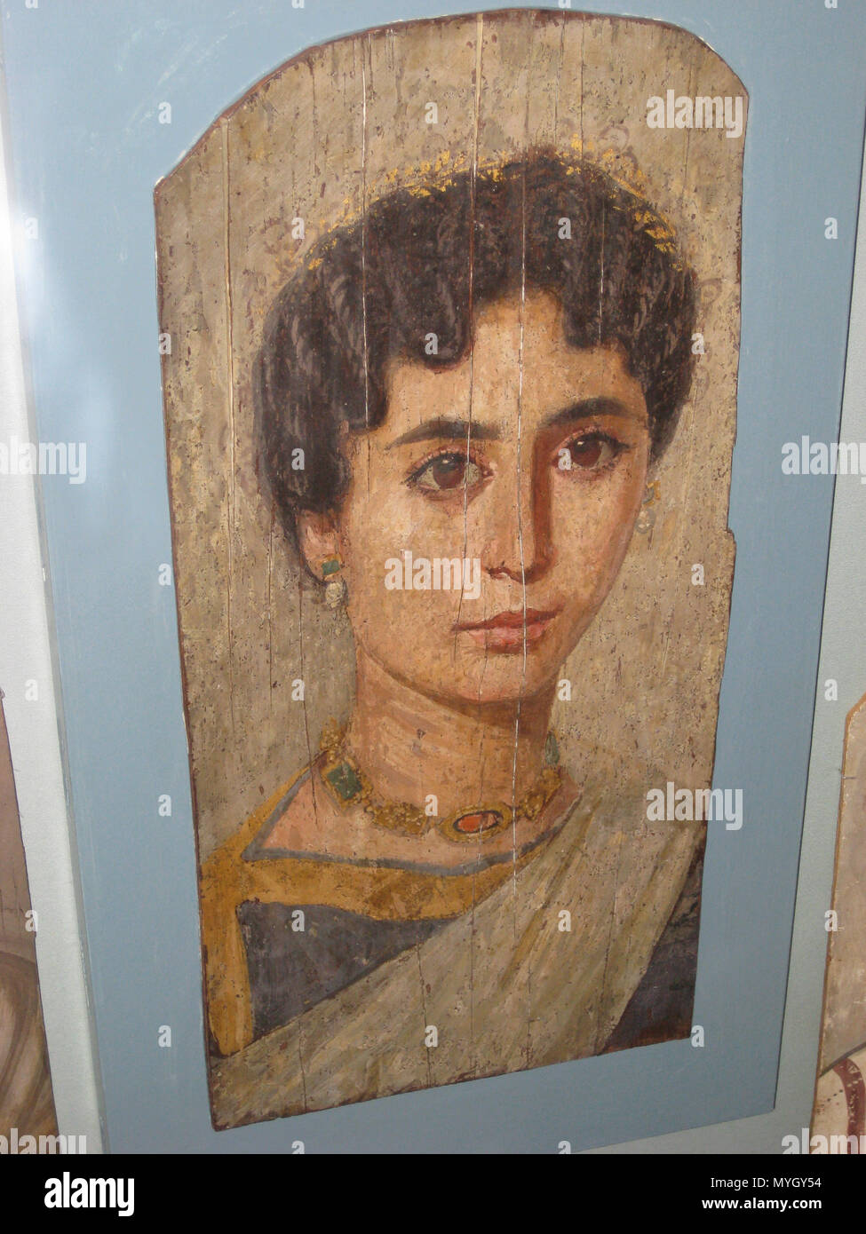 . English: Portrait of a woman (Fayum mummy portrait), British Museum ...
