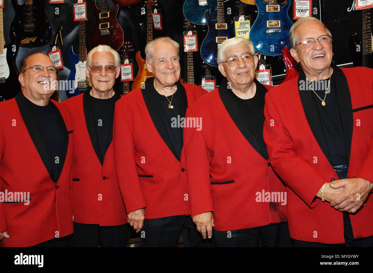 The Five Surviving Members of the "Bill Haley and The Comets" , Franny ...