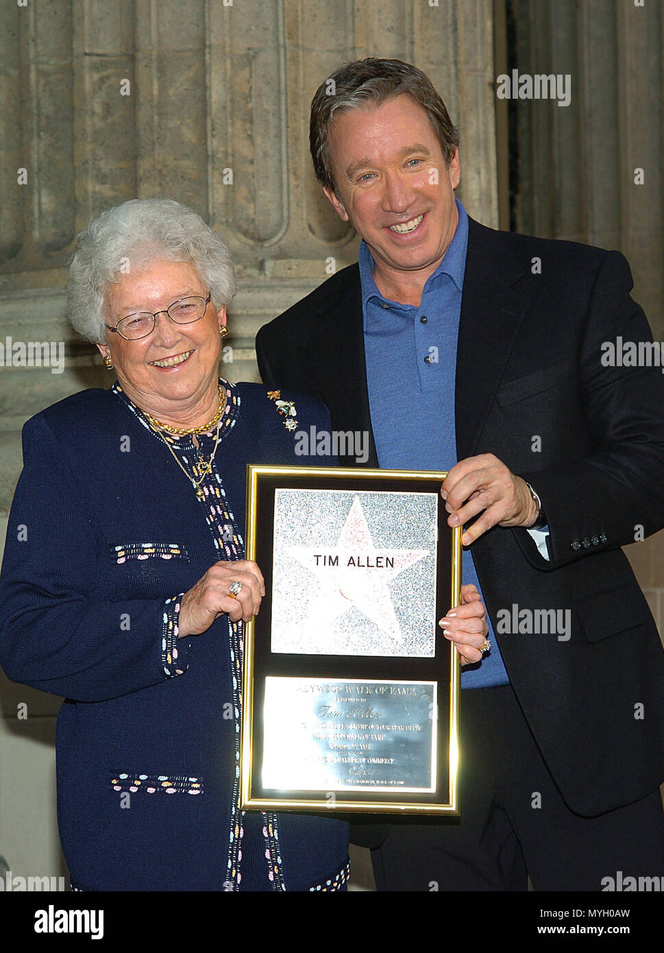 Tim Allen (with his mom) received the 2270th star on the Hollywood Walk ...